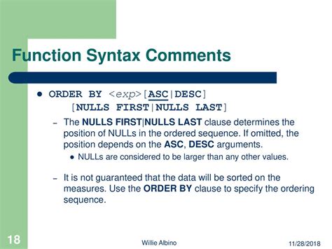 oracle8i analytical sql features ppt download