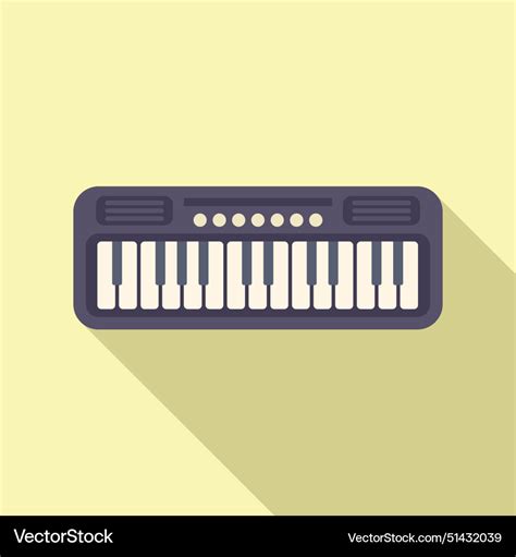 Cartoon Of Electronic Keyboard Royalty Free Vector Image