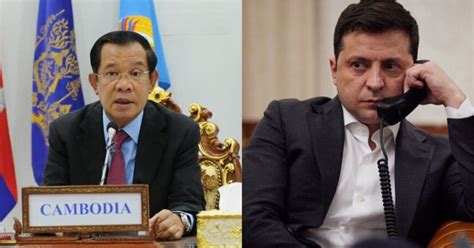 លោក ហ៊ុន សែន គ្រោង ជួប ប្រធានាធិបតី អ៊ុយក្រែន តាម ទូរស័ព្ទ The Cambodia Daily Khmer