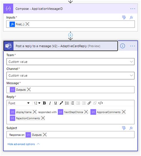 Power Automate Reply To An Adaptive Card Post In Microsoft Teams Knowhere365