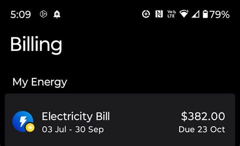 Bill For Power Arrived And Does Not Match The Phon Neighbourhood Agl