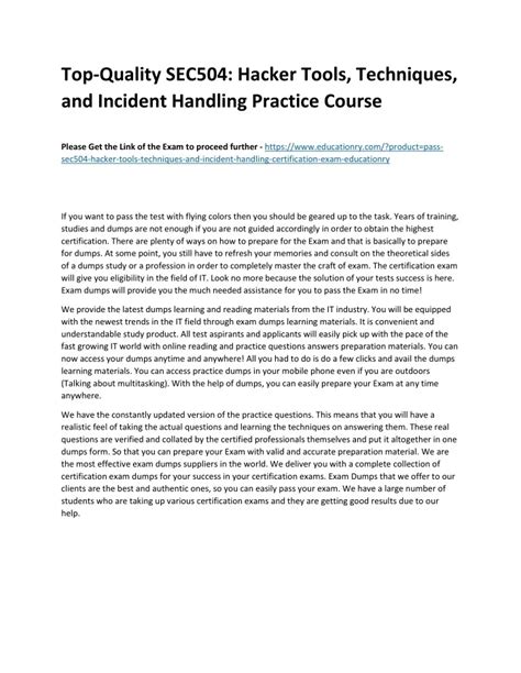ppt top quality sec504 hacker tools techniques and incident