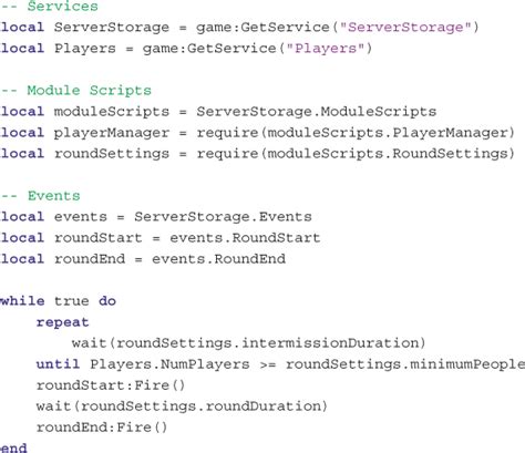 Code Snippets Coding With Roblox Lua In Hours The Official Roblox Guide Book