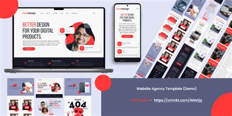 agency website template demo figma