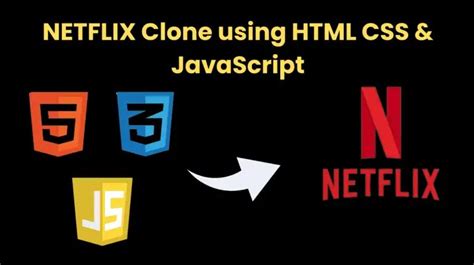 Netflix Clone Using Html Css And Js Codewithcurious