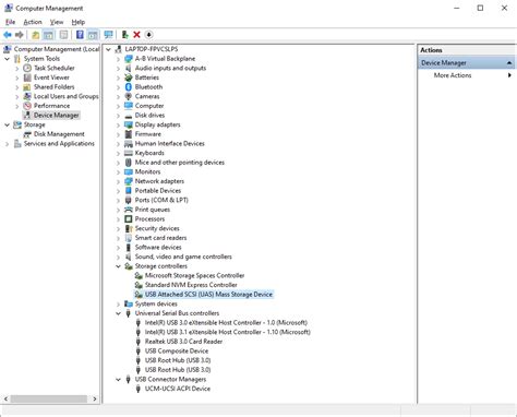 Usb Attached Scsi Uas Mass Storage Device Is Showing No Media In Microsoft Community