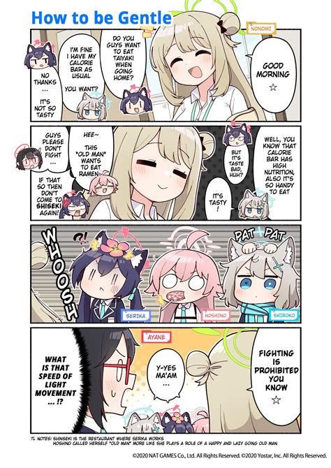 Blue Archive Comic 150621 How To Be Gentle Bluearchive