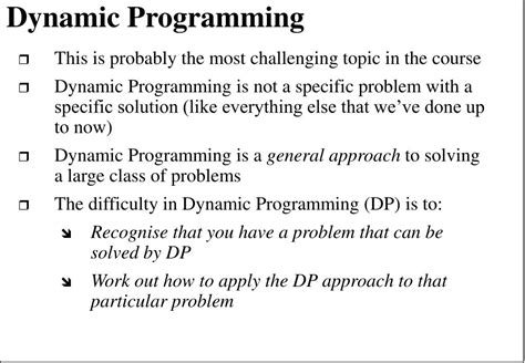 Ppt Dynamic Programming 1 Powerpoint Presentation Free Download Id3764618
