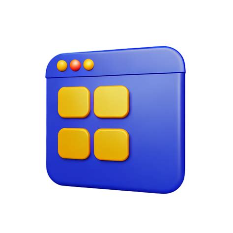 Coding D Rendering Icon Illustration PNG
