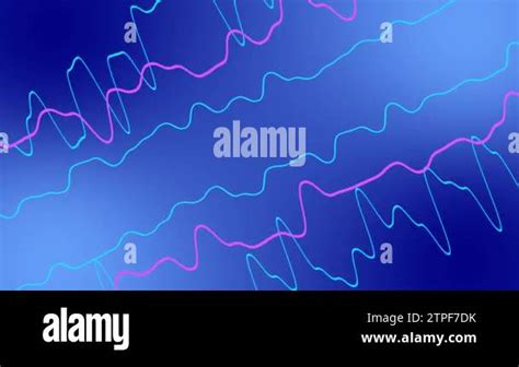 Digital Equalizer Sound Wave Illustration Musical Neon Background Illuminated Digital Wave Of