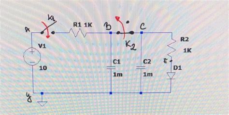 Solved 1 Draw A Transient Circuit Simulating The Circuit