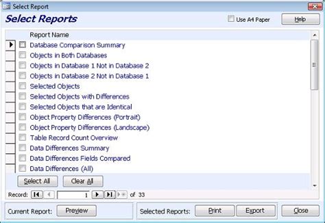 Total Access Detective 2003 Version 117 Compare Any Two Microsoft