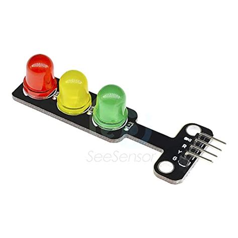 5 Unids Mini 5 V Semáforo Led Pantalla Módulo Para Arduino Rojo Amarillo Verde 0197in Led Rgb