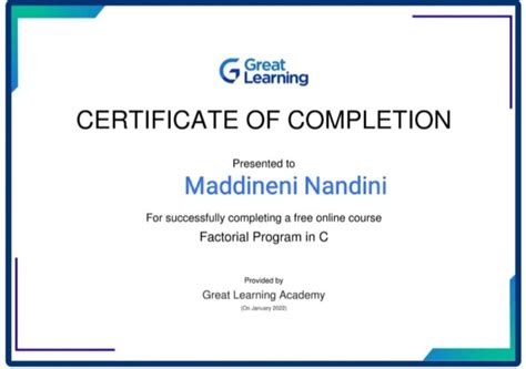 Hello Connections I Have Successfully Completedand Got The Certificate From Great Learning