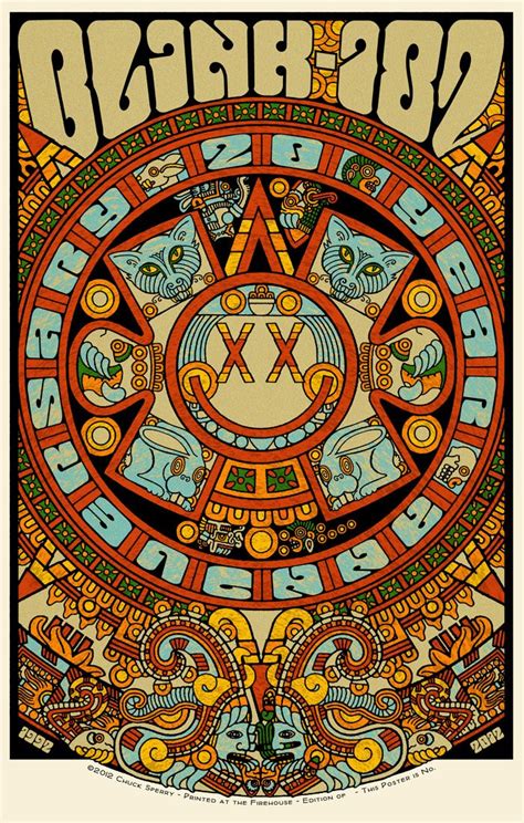 Inside The Rock Poster Frame Blog Chuck Sperry Blink 182 Poster