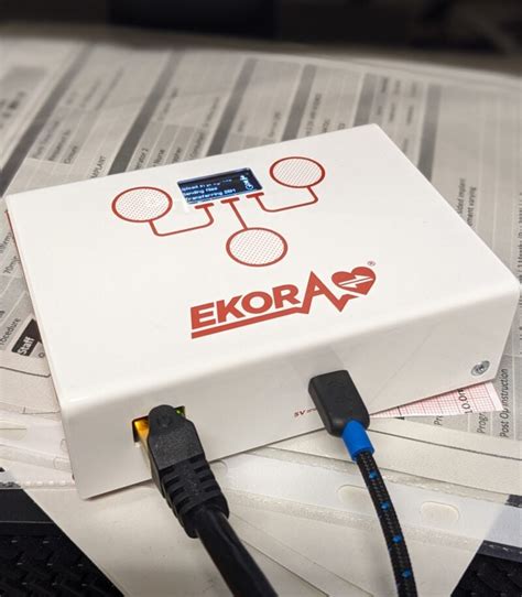 ekora cardiology device monitoring raspberry pi