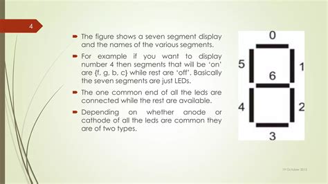 7 Segment Interface With Avr Microcontroller Pptx