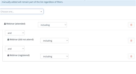 Goto Webinar Segments Filters Are Broken · Issue 11577 · Mauticmautic · Github