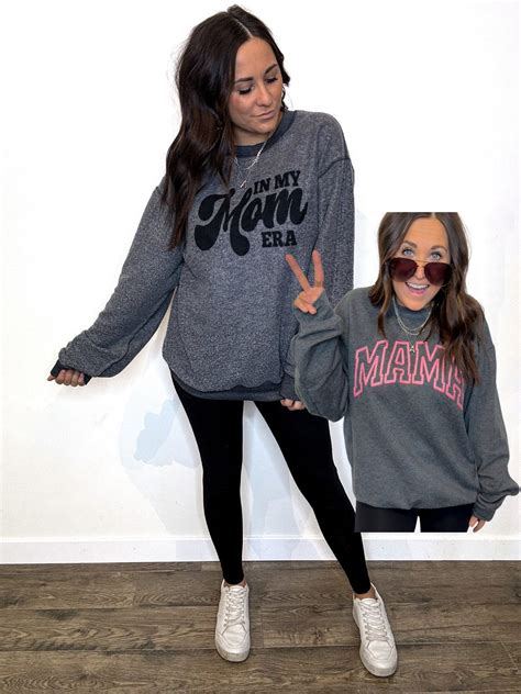 In My Mom Era Reversible Sweatshirt Afton Avenue Apparel