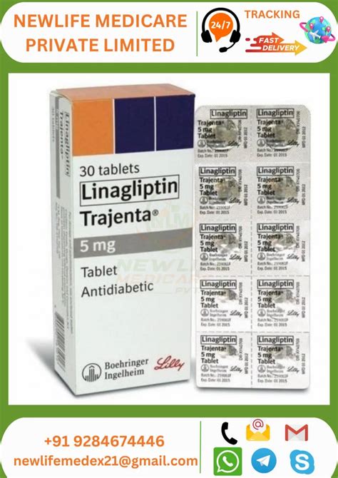 Trajenta 5 Mg Tab Linagliptin Tablet At Rs 437 Strip In Nagpur Id 23432123491