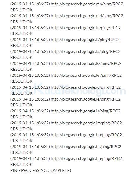 Cara Ampuh Ping Artikel Agar Cepat Terindex Google Kaca Teknologi
