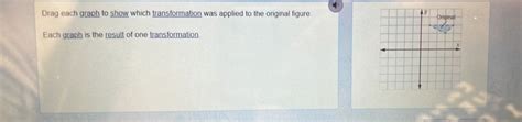 drag each graph to show which transformation was applied to the