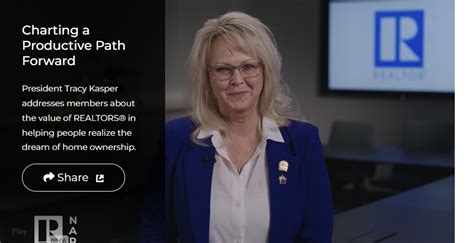 Nar President Tracy Kasper Takes Action St Charles County Association Of Realtors®