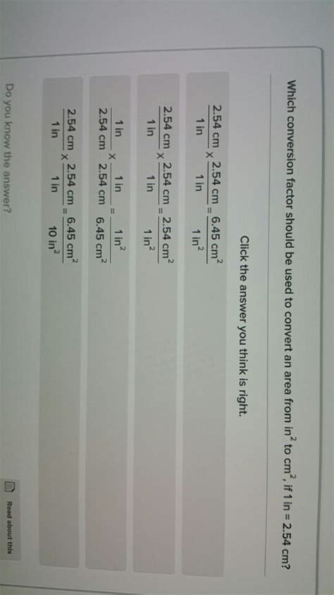 solved which conversion factor should be used to convert an