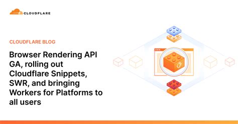 Browser Rendering API GA Rolling Out Cloudflare Snippets SWR And Bringing Workers For