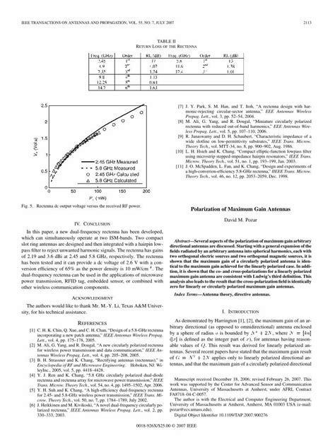 Pdf Polarization Of Maximum Gain Antennas Dokumen Tips