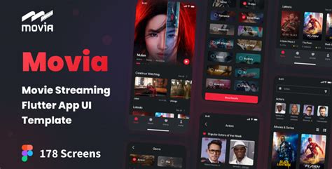 Movia Movies Streaming Flutter App Ui Template Flutter Codemarket