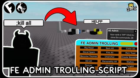 Fe Admin Trolling Script Roblox Scripts Mobilepc Fe Admin