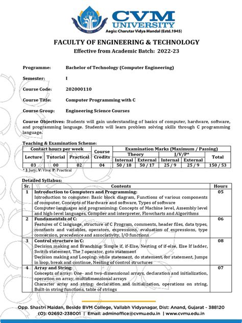 Computer Programming With C Pdf Computer Programming Control Flow