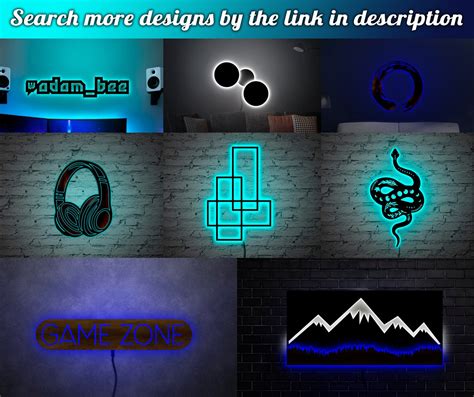 Game Room Led Light Gaming Room Decor Led Lights For Gaming Etsy UK