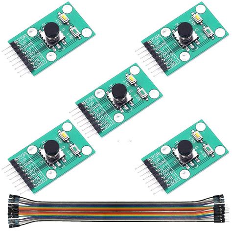 5pcs Button Module Rocker Five Direction Button Module Navigation Mcu