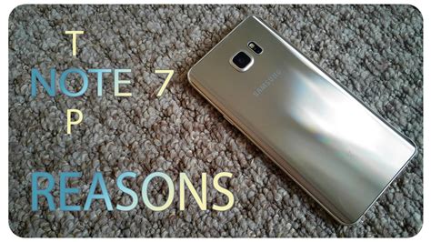 7 Reasons To Buy The Samsung Galaxy Note 7 Before Exploding Youtube