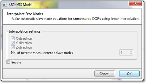 Interpolate Free Nodes