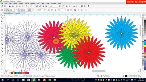 B14 Group Ungroup Ungroupall Trong Coreldraw Youtube