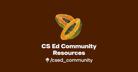 Cs Ed Community Resources Twitter Linktree