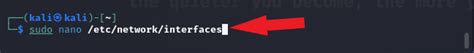How To Set A Static Ip Address In Kali Linux Cybersecurity Demystify