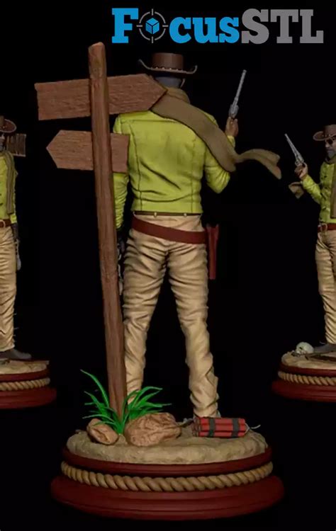Django Unchained Stl 3d Print Model Focusstl
