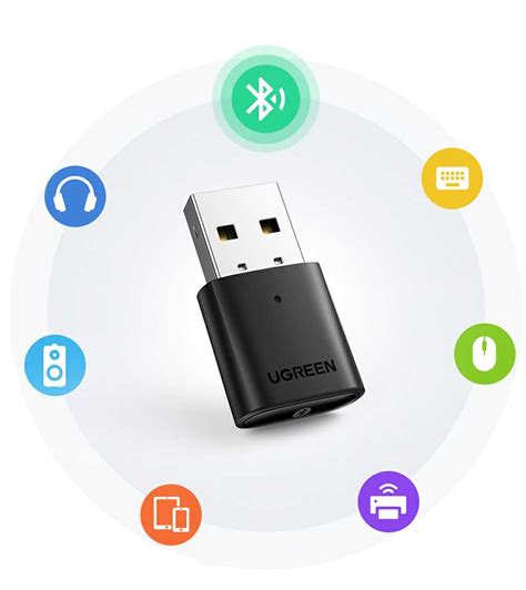Usb Adapteris Ugreen Cm390 Bluetooth 50 Pc Juodas Modelis 80889b