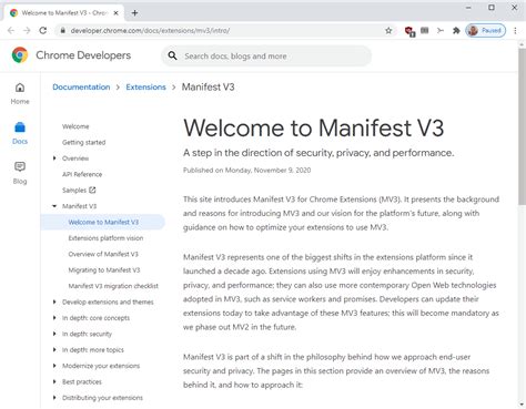Google Enables Controversial Extension Manifest V In Chrome Beta Ghacks Tech News