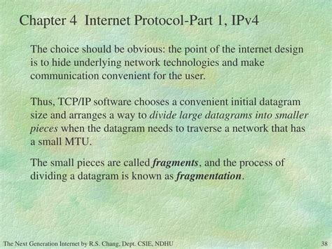 Ppt Chapter 4 Internet Protocol Part 1 Ipv4 Powerpoint Presentation Id5798881