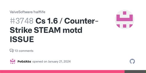 Cs 16 Counter Strike Steam Motd Issue · Issue 3748 · Valvesoftwarehalflife · Github