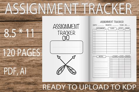 Babe Planner Assignment Tracker Graphic By Babe Learners Oasis Creative Fabrica