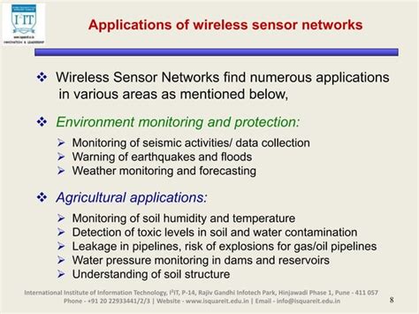 Introduction To Wireless Sensor Networks Wsn Pptx Computer Networking Computing