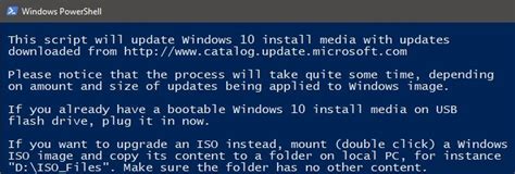 Powershell Scripting Update Windows 10 Usb Install Media Tutorials