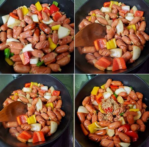 소시지야채볶음