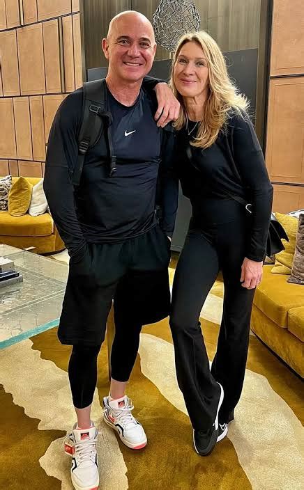 Andre Agassi Hit Me So Hardsteffi Graf Takes Court Àction On Andre